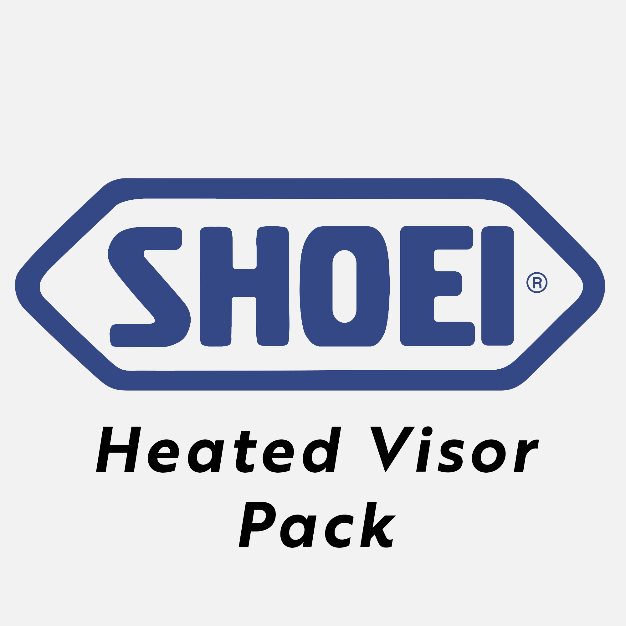 Shoei Heated Visor Pack - Heated Visor Insert